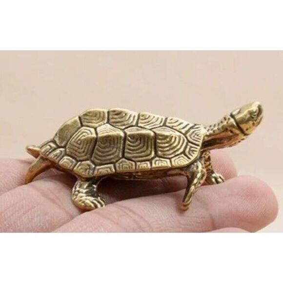 Art | Brass Tortoise Turtle Pet Figurine New | Poshmark